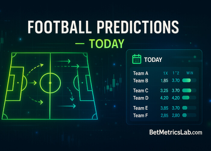 Odds analysis for upcoming football matches - Bet Metrics Lab